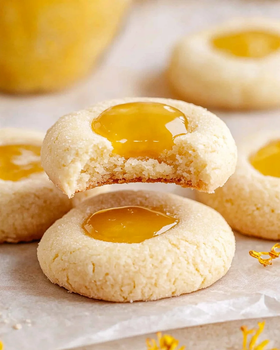 Easy Lemon Curd Thumbprint Cookies: A Delightful Treat for Any Occasion