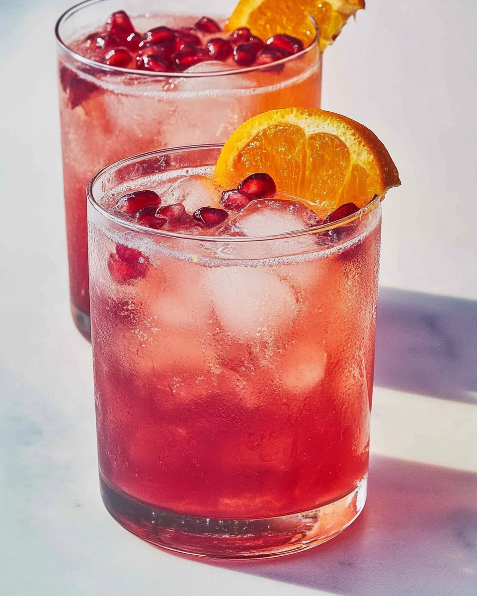 Pomegranate Fizz: A Refreshing and Healthy Mocktail