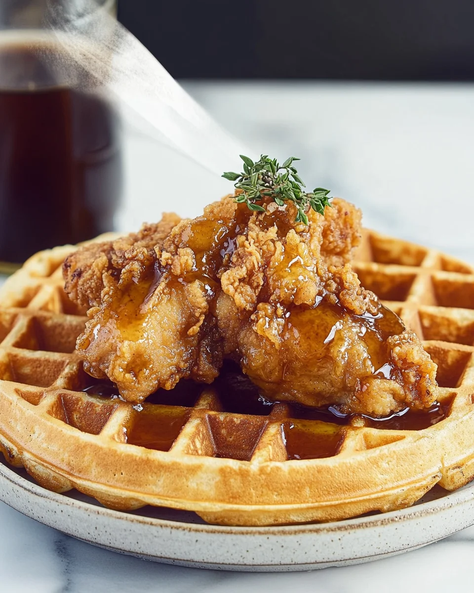 Sage Fried Chicken and Waffles: A Sweet and Savory Brunch Classic