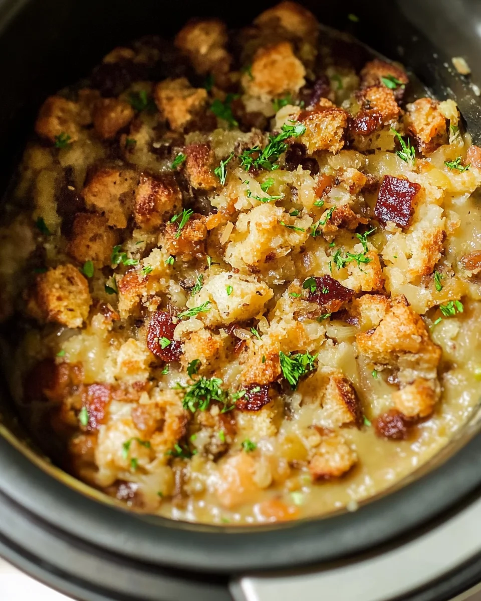 Slow Cooker Stuffing: A Flavorful, Stress-Free Side Dish