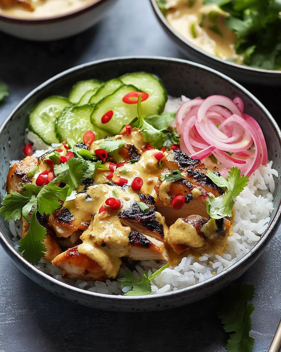 Chicken Satay Rice Bowls: A Flavor-Packed Meal in Every Bite
