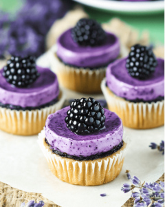 Mini Blackberry Lavender Cheesecakes for a Delightful Treat!