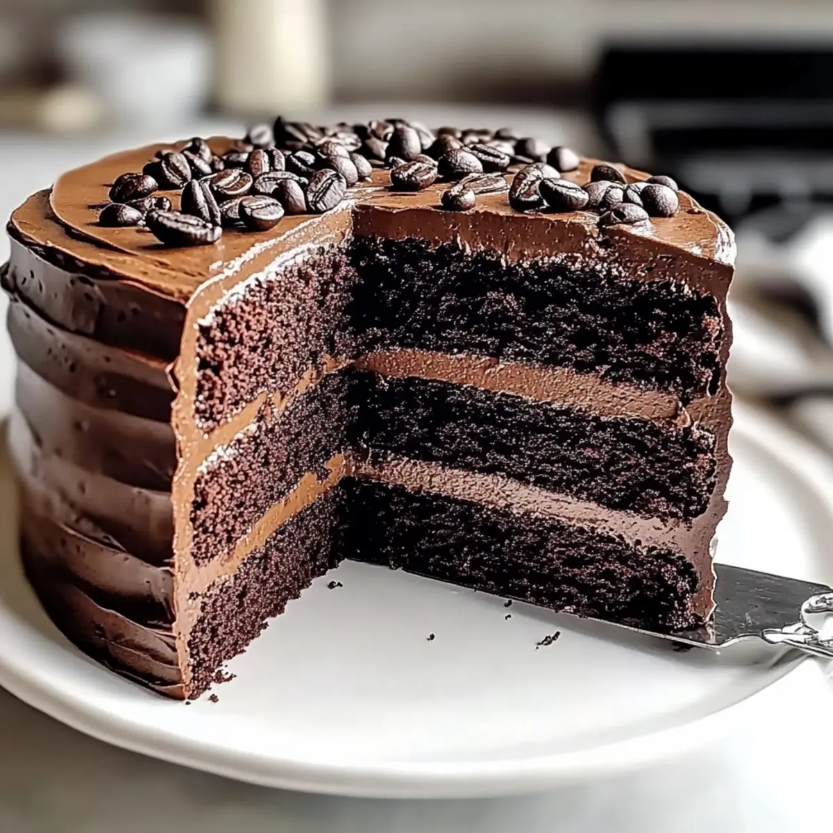 Indulge in Rich Chocolate Espresso Cake Bliss