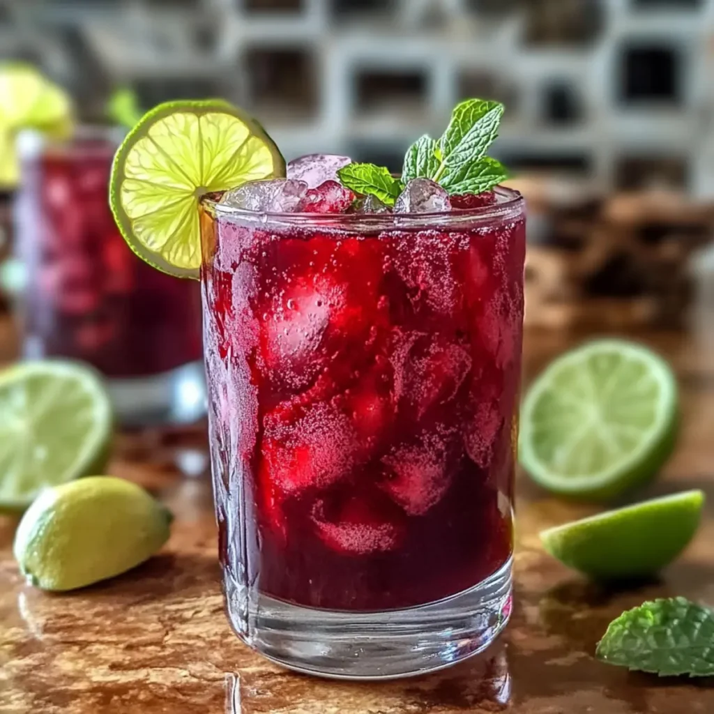 Hibiscus Ginger Iced Tea for a Refreshing Summer Sip